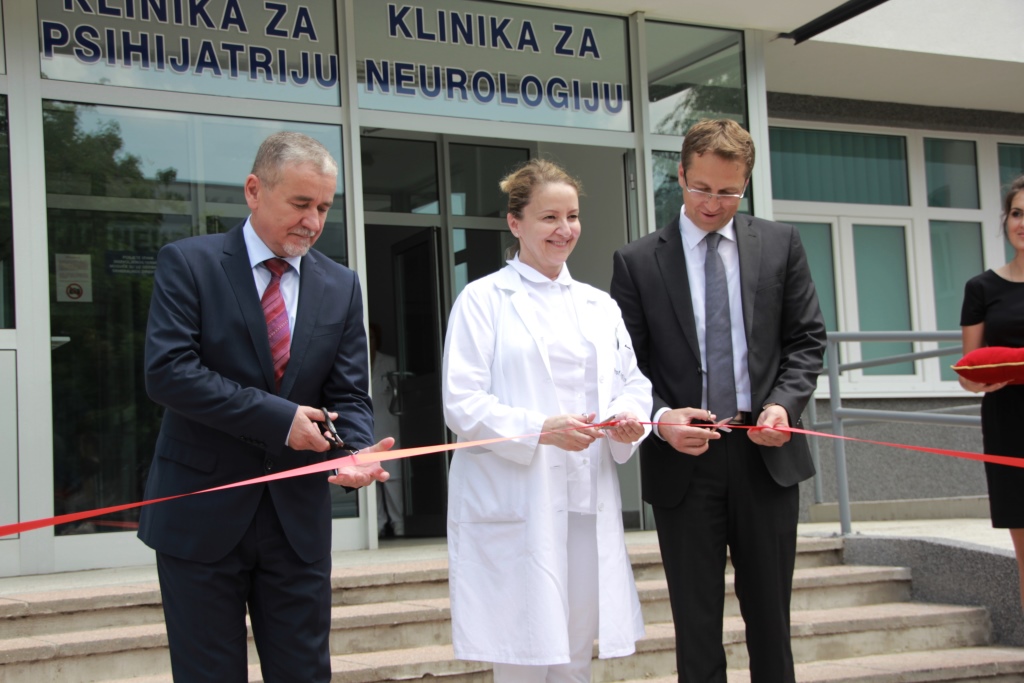 KCUS: Svečano otvorene obnovljene Klinika za psihijatriju i Klinika za neurologiju – Index.ba